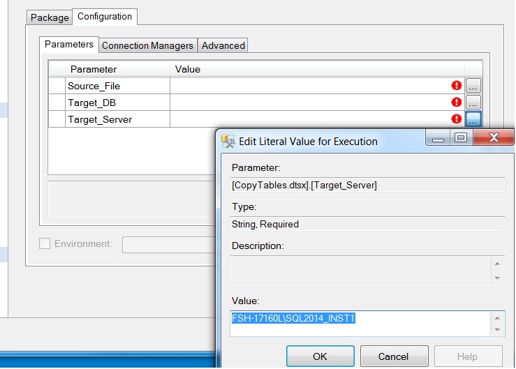 SSISDB and Catalog – Part 4 – Parameters | Notes on SQL