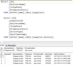 MERGE, OUTPUT and $Action | Notes on SQL