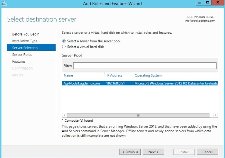 Create an AG and Cluster with Hyper-V | Notes on SQL