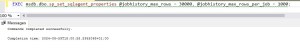 Changing SQL Agent History Values with T-SQL | Notes on SQL